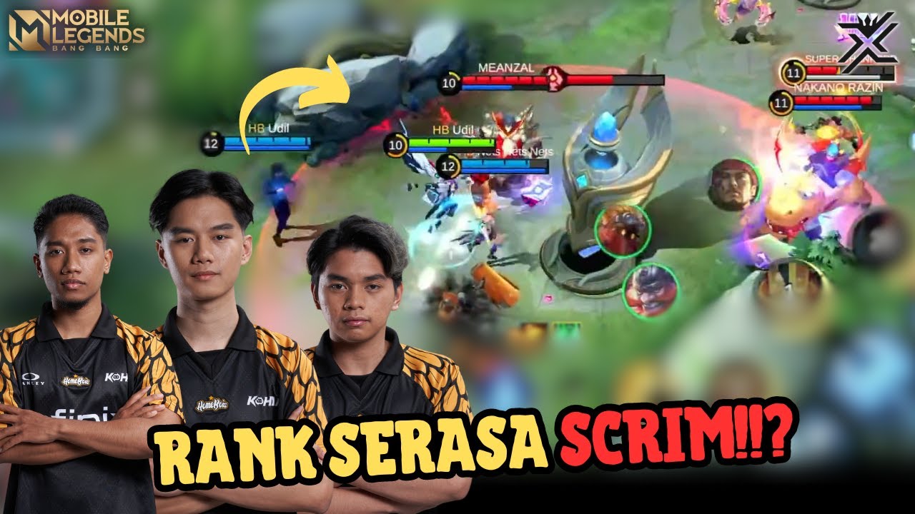 RANK SERASA SCRIM! - GAME TERAKHIR JUMPA HOMEBOIS SYNDICATE - YouTube