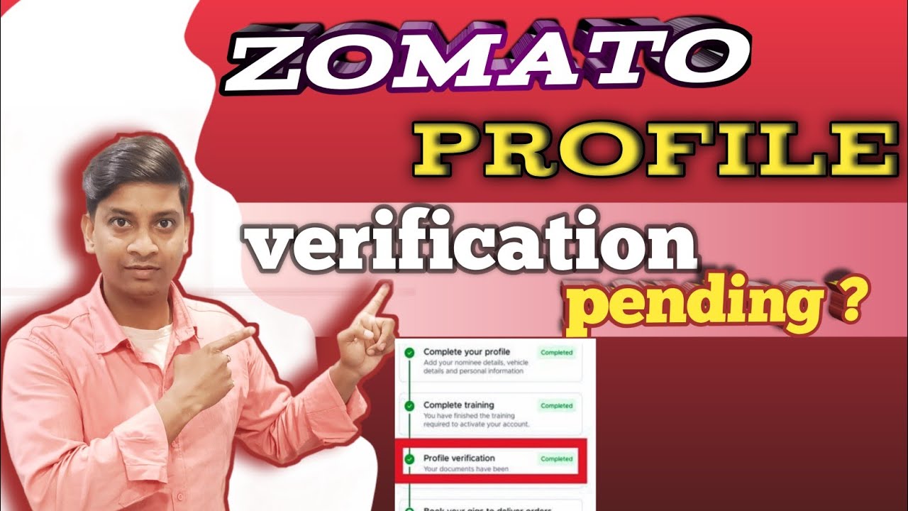 How To Zomato Profile Verification complete ।।😮😮#mkvlogs #zomato # ...
