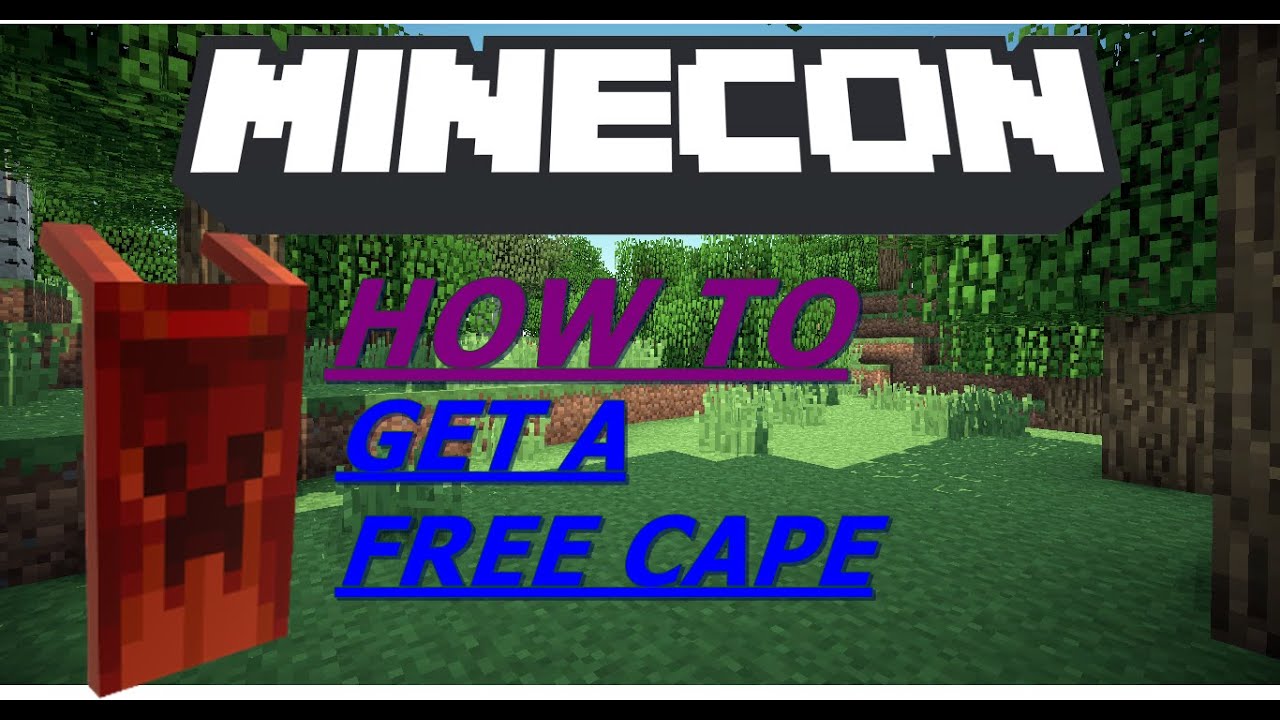 How to get a MINECON CAPE [2016] FAKE - BUSTED BY LITTLE BROTHER - YouTube