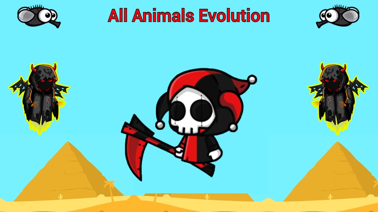 Jester Reaper And All Animals Evolution (EvoWorld.io) - YouTube