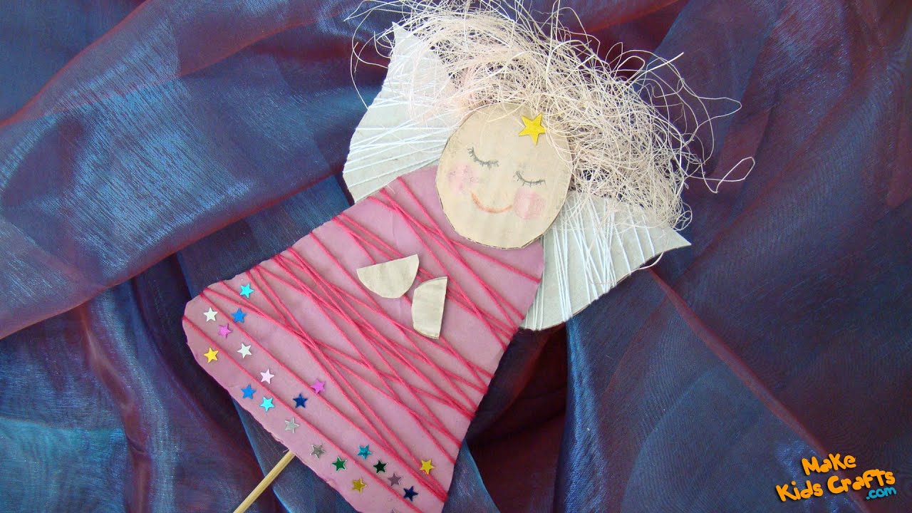 Cardboard Angel | Angels Ideas | Angel Crafts | Christmas diy ...