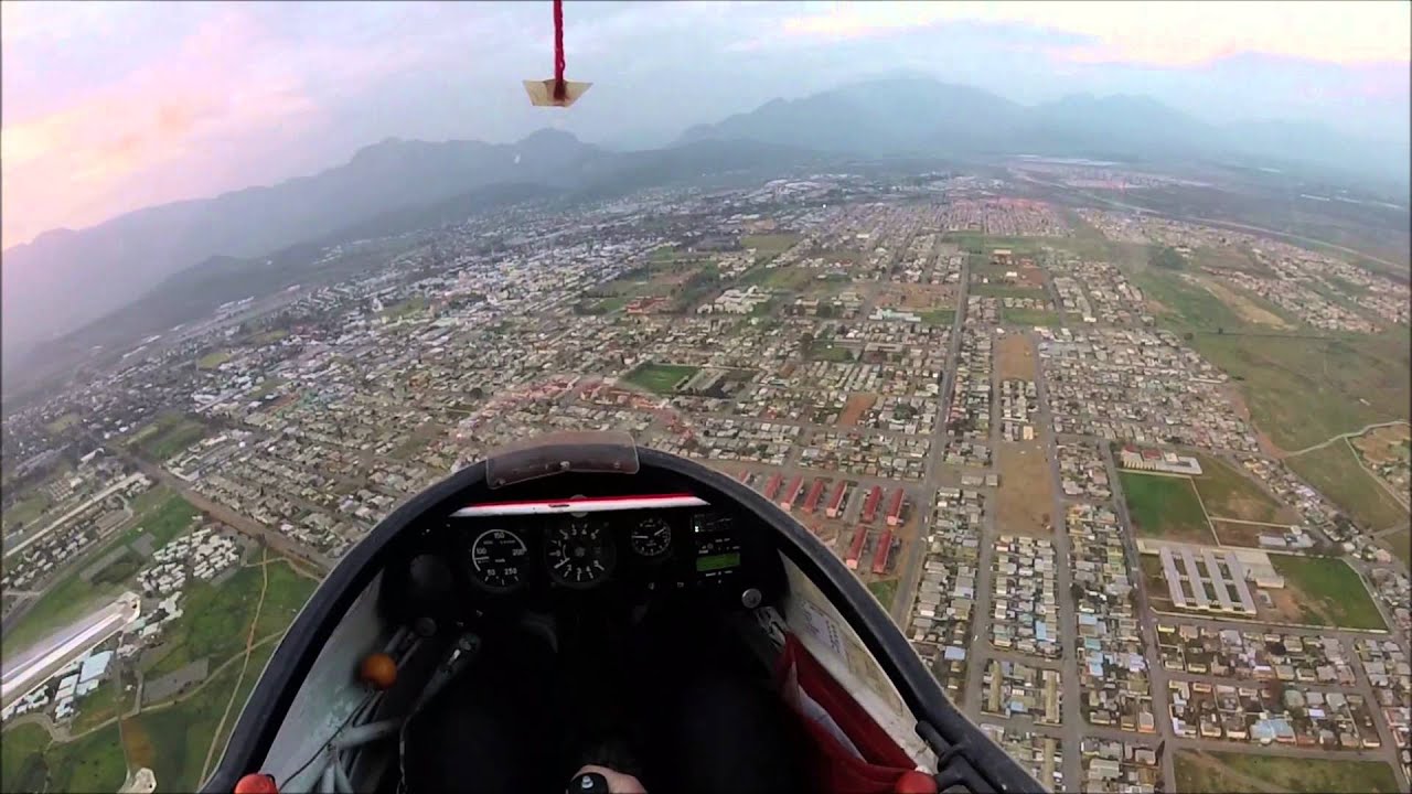 Schleicher ASK 13 Glider Flight from Winch Launch to landing - YouTube