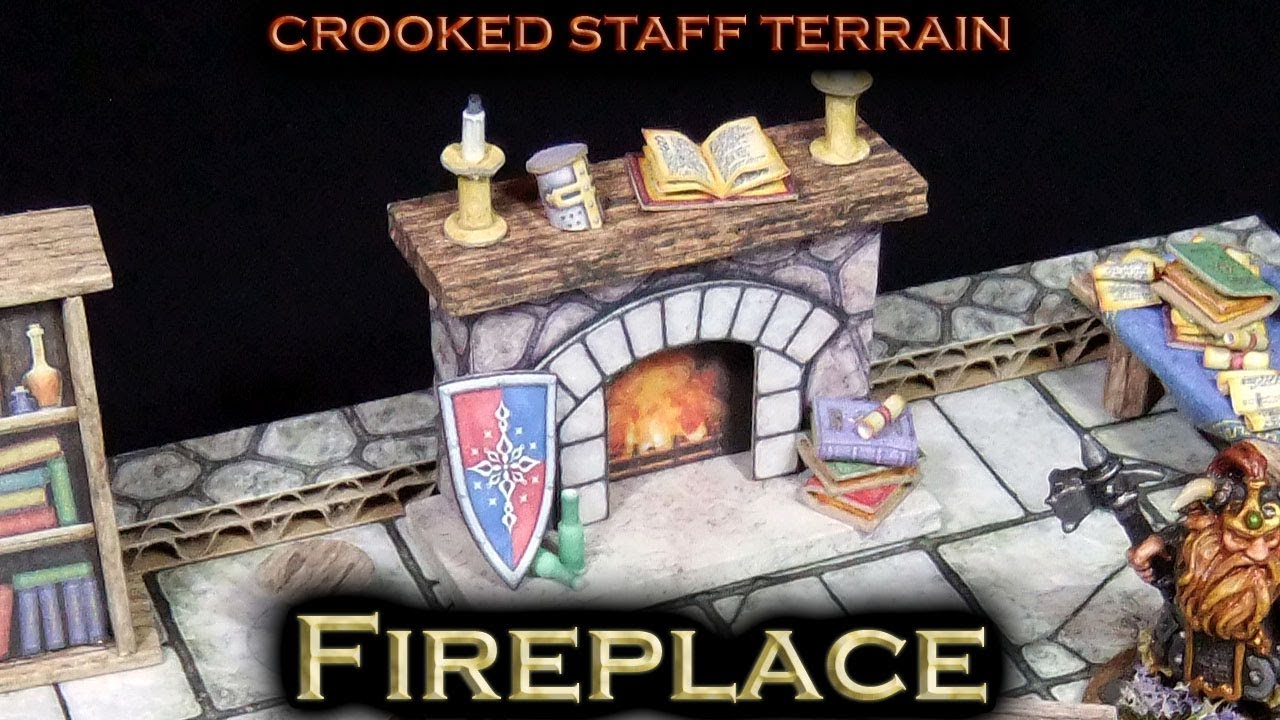 Episode 25 : Fireplace (dungeon terrain) - YouTube
