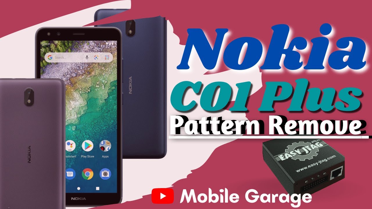 Nokia C01 Plus TA-1383 TA-1391 TA-1393 Hardrest Pin, Pattern, password ...