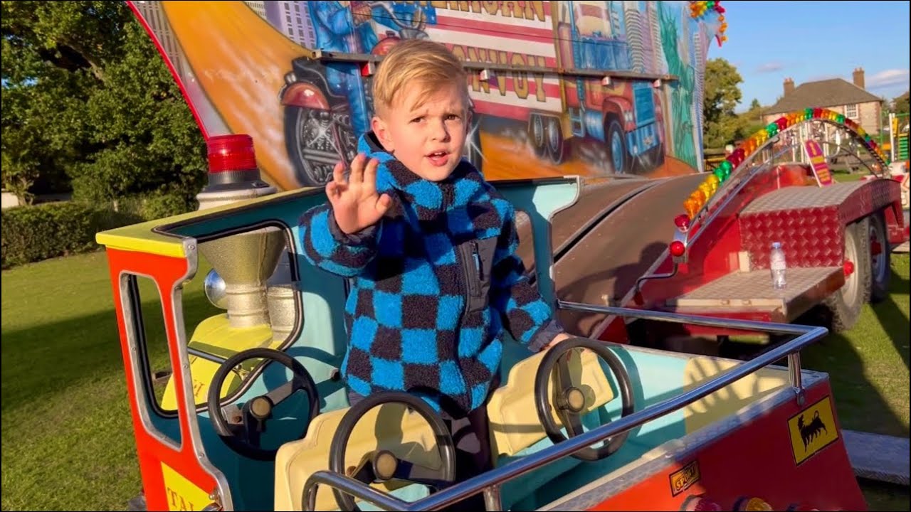Fun Fair Train Ride | LikeLife #kidsvideo #fun #funfair - YouTube