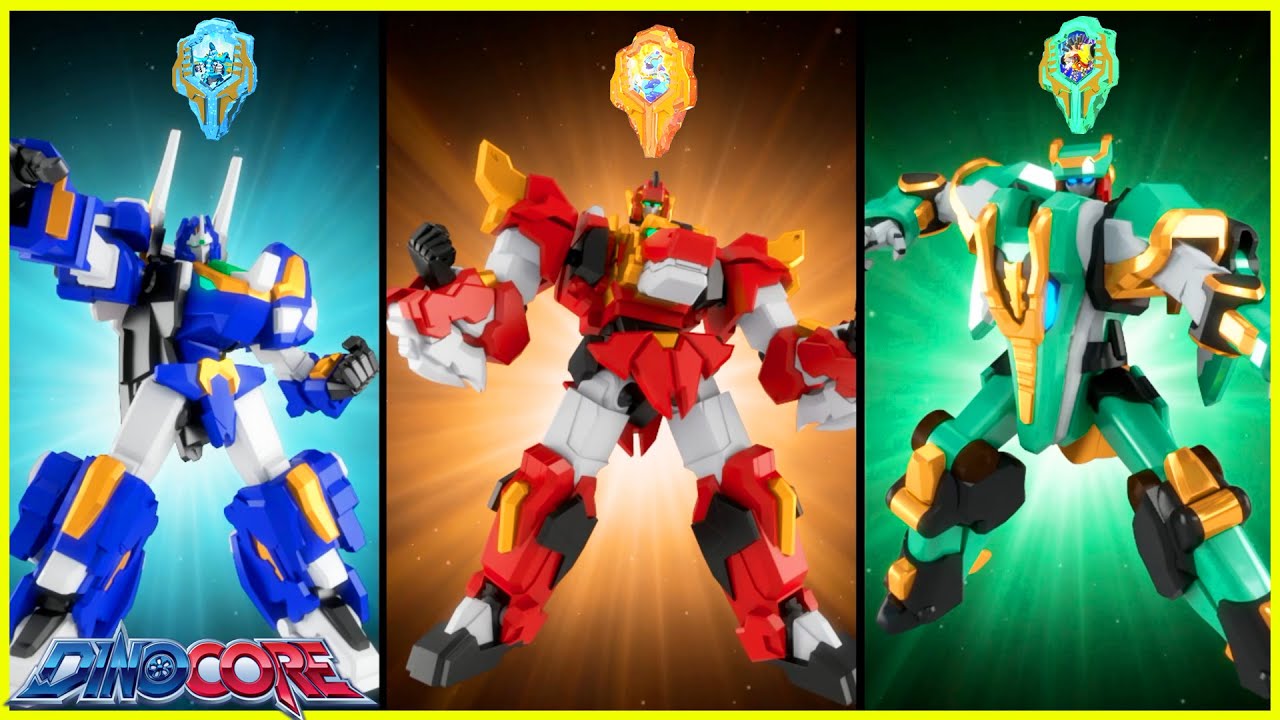 Dinocore Game Season 5 Ep 07 | Superhero Trio Unite | Cartoon For Kids ...