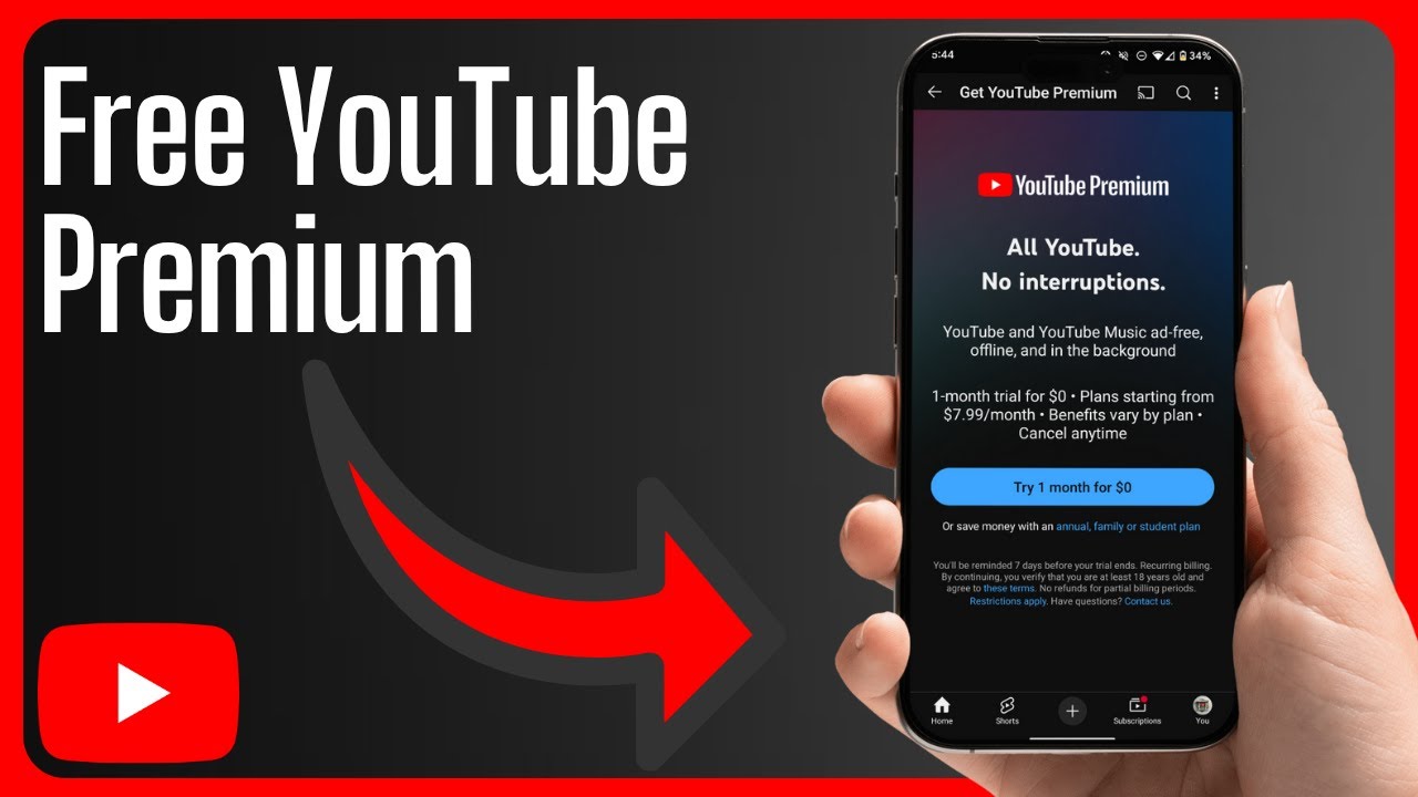 How to Get YouTube Premium for Free in 2025 (Legally) - YouTube