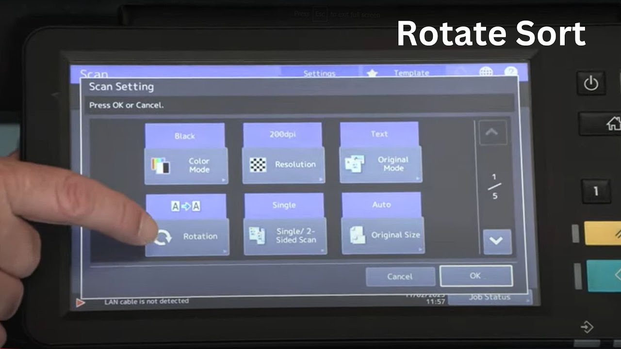 Rotate Scan (a.k.a. Rotate Sort) - YouTube