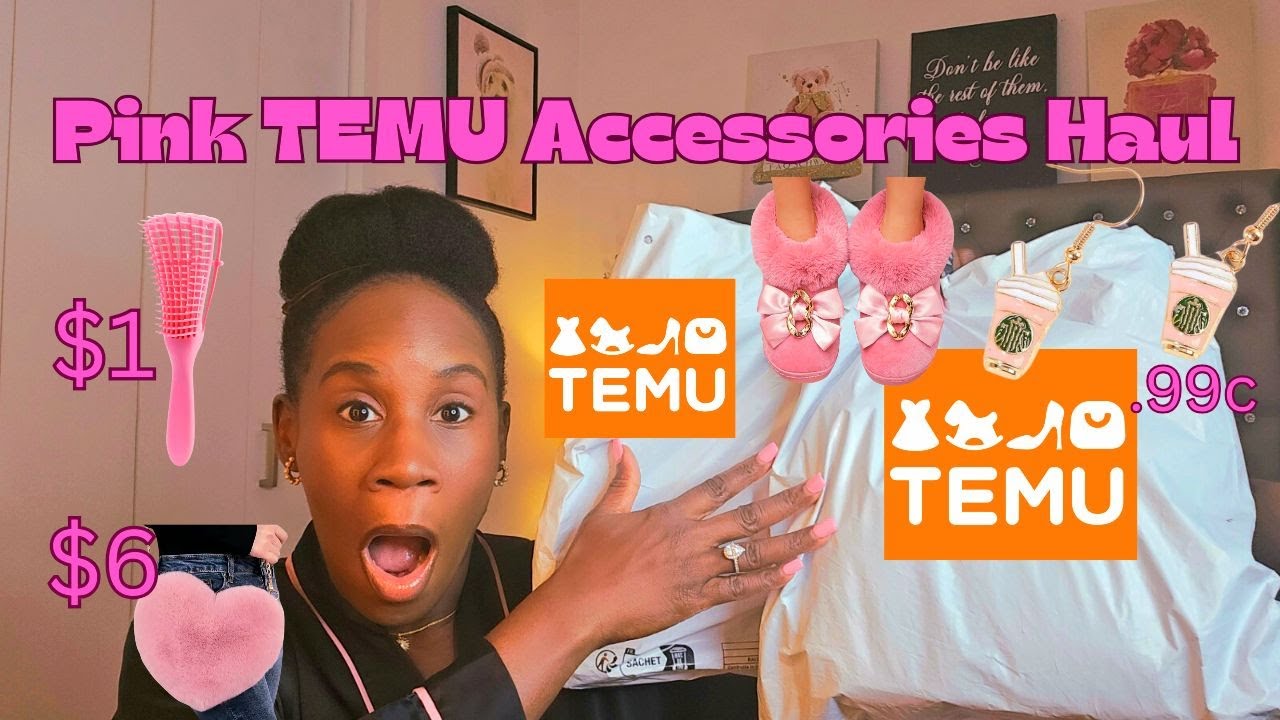 TEMU: PINK GIRLY ACCESSORIES HAUL-Kharyzma - YouTube