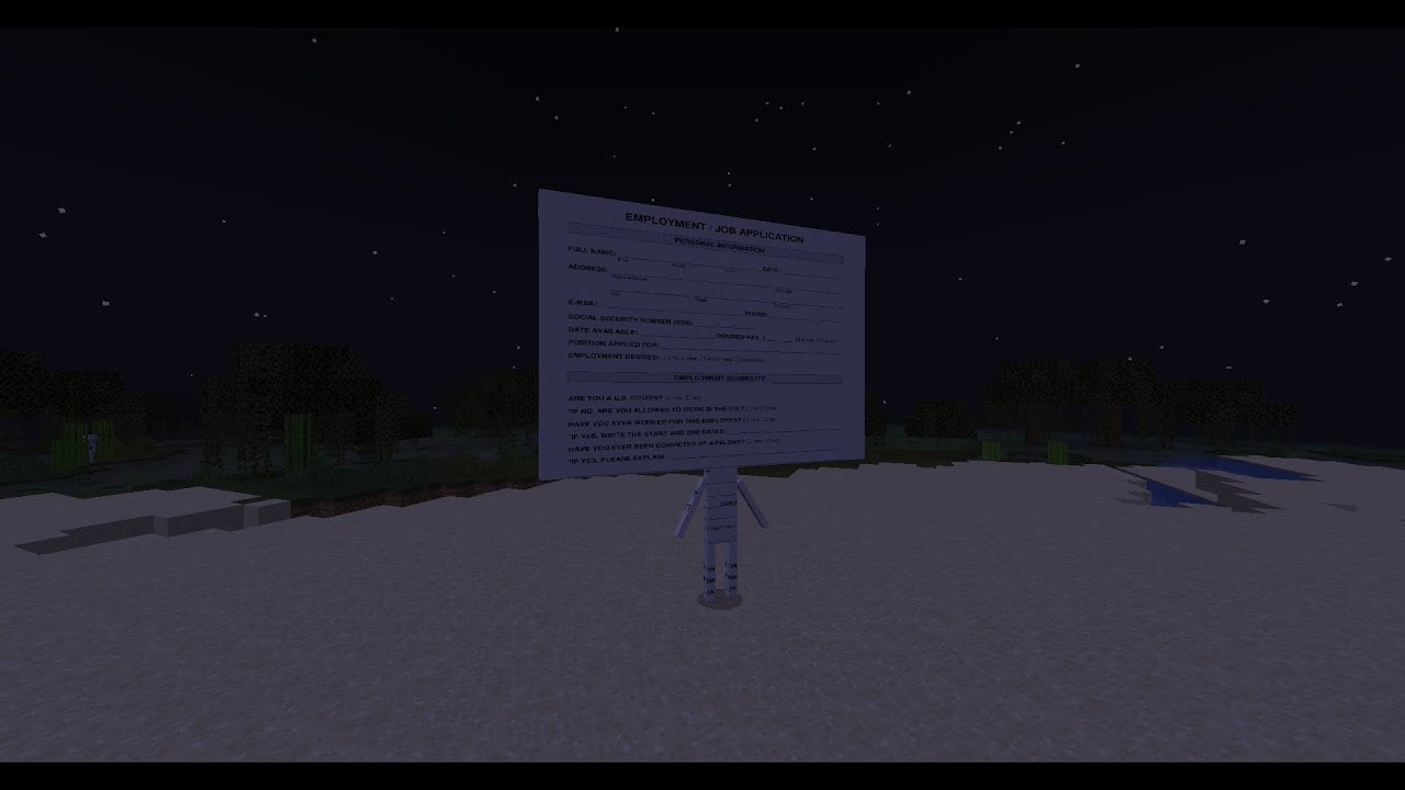 Job Application Form (Horror Mod) - Teaser - YouTube
