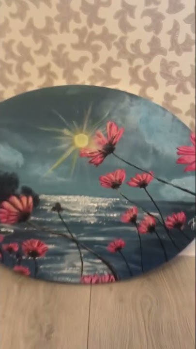Картина 🎨🖌Спокойствие 🌸🌸🌸 - YouTube
