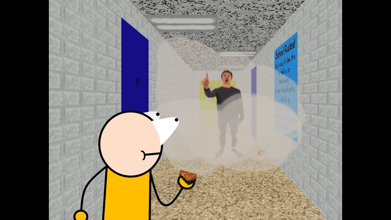 Dirty Chalk Eraser sucks..| Baldi's Basics - YouTube