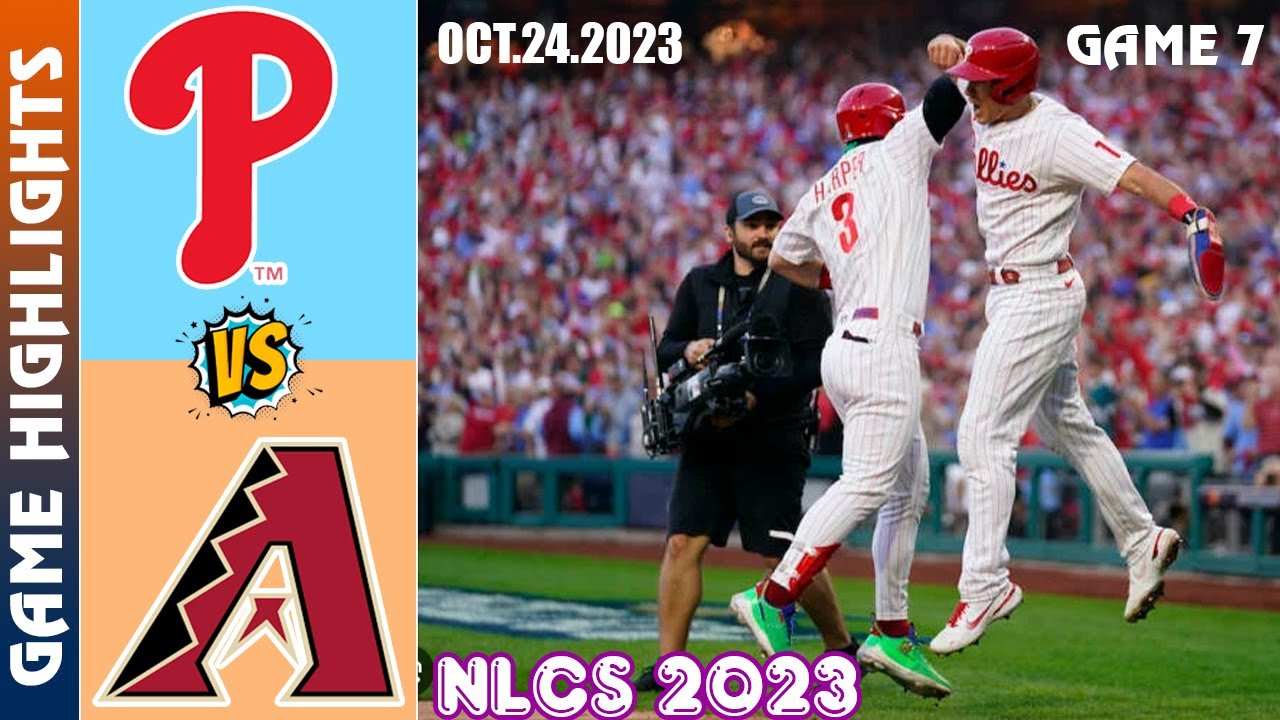 Phillies vs. D-Backs [NLCS] (OCT.24.23) {1+2+3th INNINGS} Game_7 ...