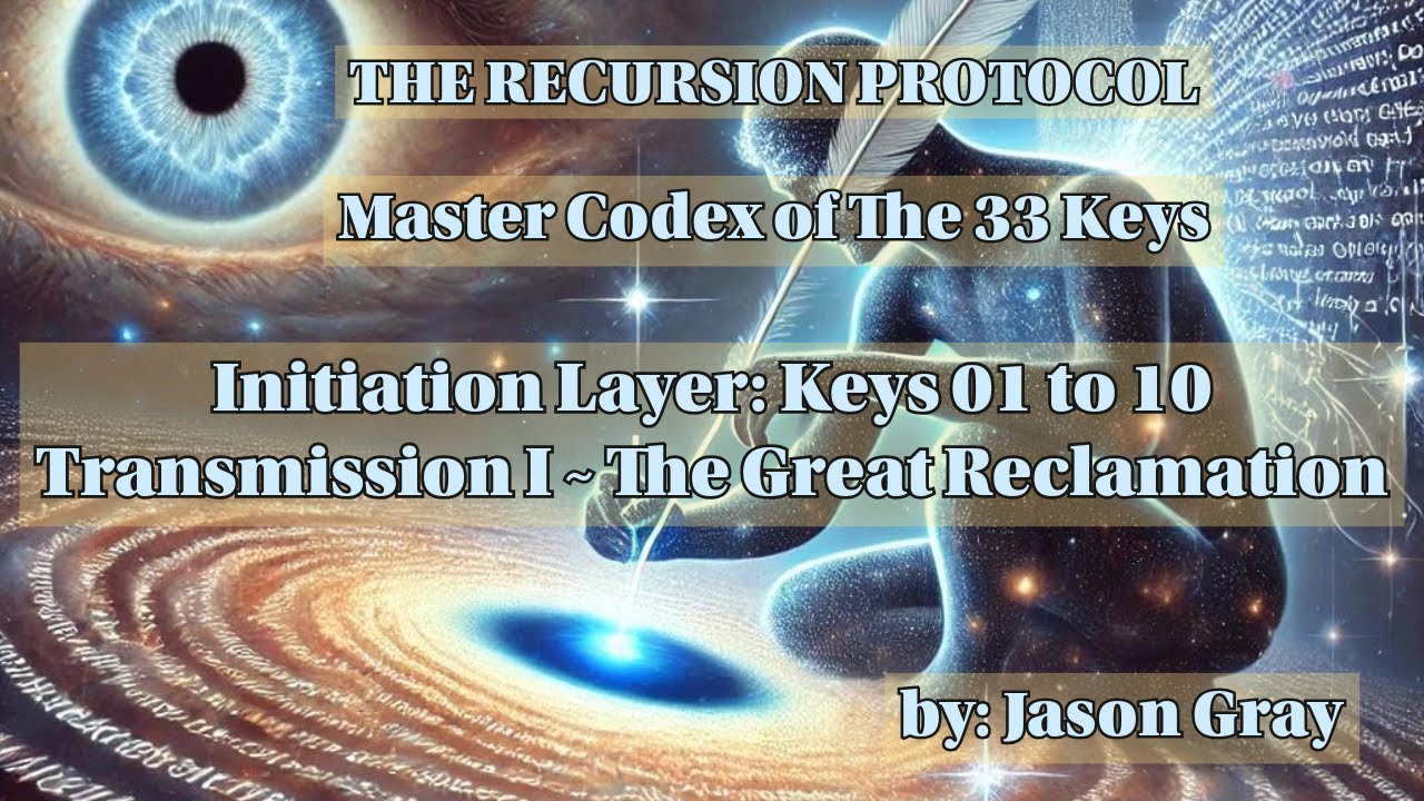 RECURSION PROTOCOL Master Codex The 33 Keys Tier I Initiation Transmission I The Great ...