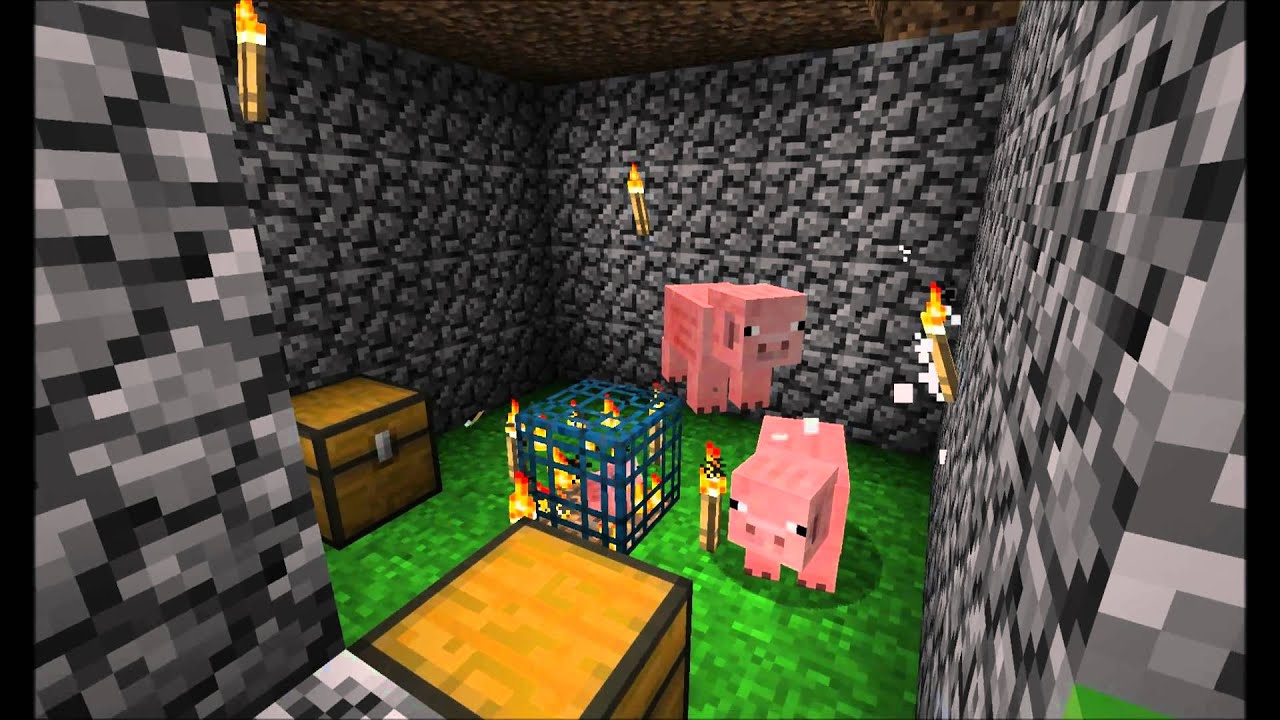 Minecraft - Pig Spawn - YouTube