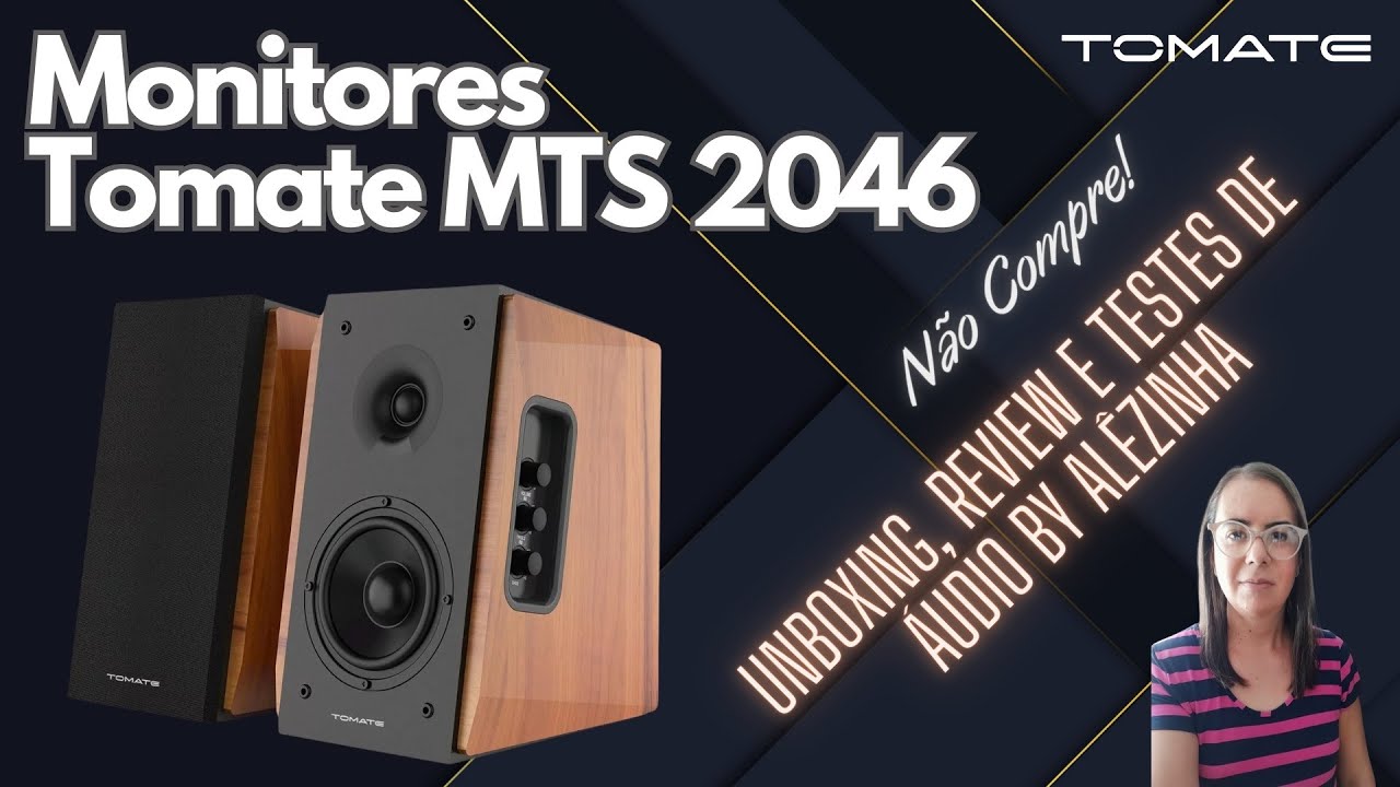 NÃO COMPRE OS NOVOS MONITORES DE ÁUDIO TOMATE MTS 2046 ANTES DE VER ...