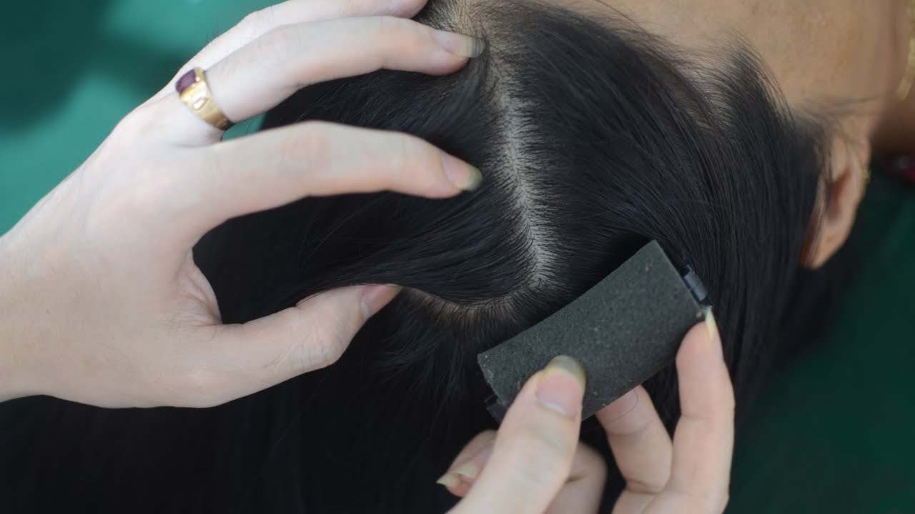 ASMR Hair Sounds With Scalp Check & Nape Tingles, Relaxing For Reduce ...