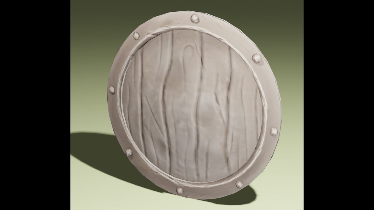 How to make a shield in Blender - YouTube