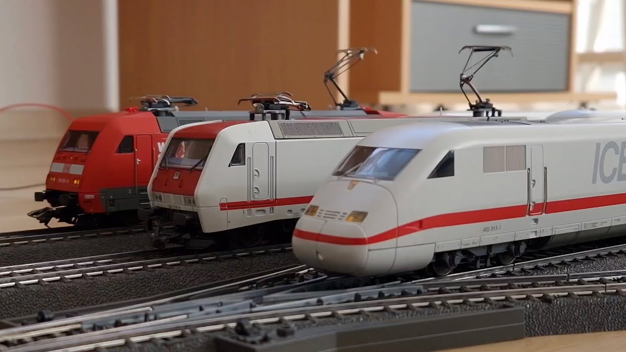Märklin BR 101, BR 128 , ICE 2 - YouTube