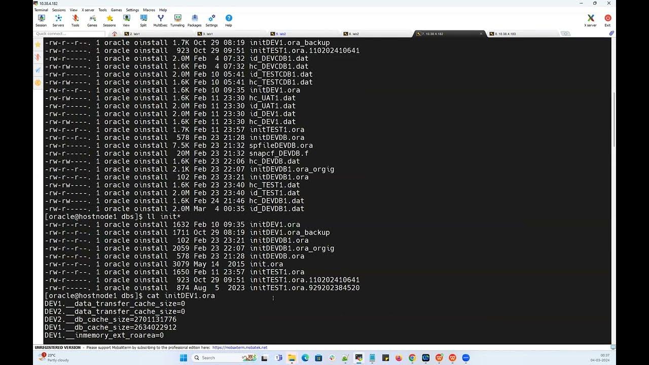 Spfile Missing - Create spfile from pfile || RAC - YouTube