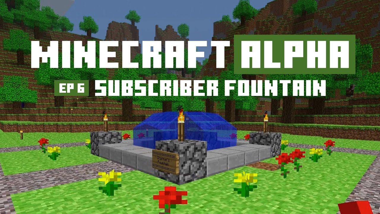 Building Subscriber Suggestions in Minecraft Alpha! [Minecraft Alpha 1. ...