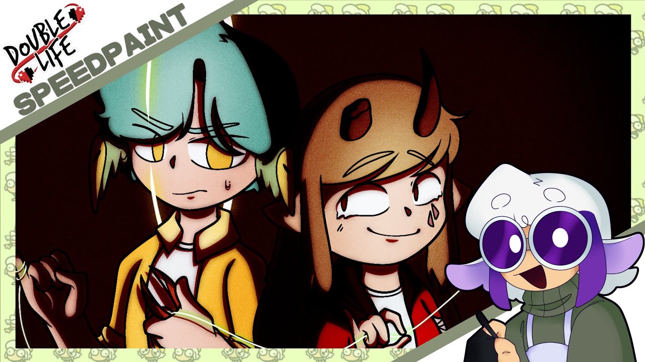 The Angel and The Devil || Double Life SMP Speedpaint - YouTube