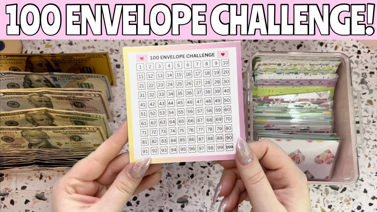 I STARTED THE 100 ENVELOPE CHALLENGE ! | Cash Stuffing Savings ...