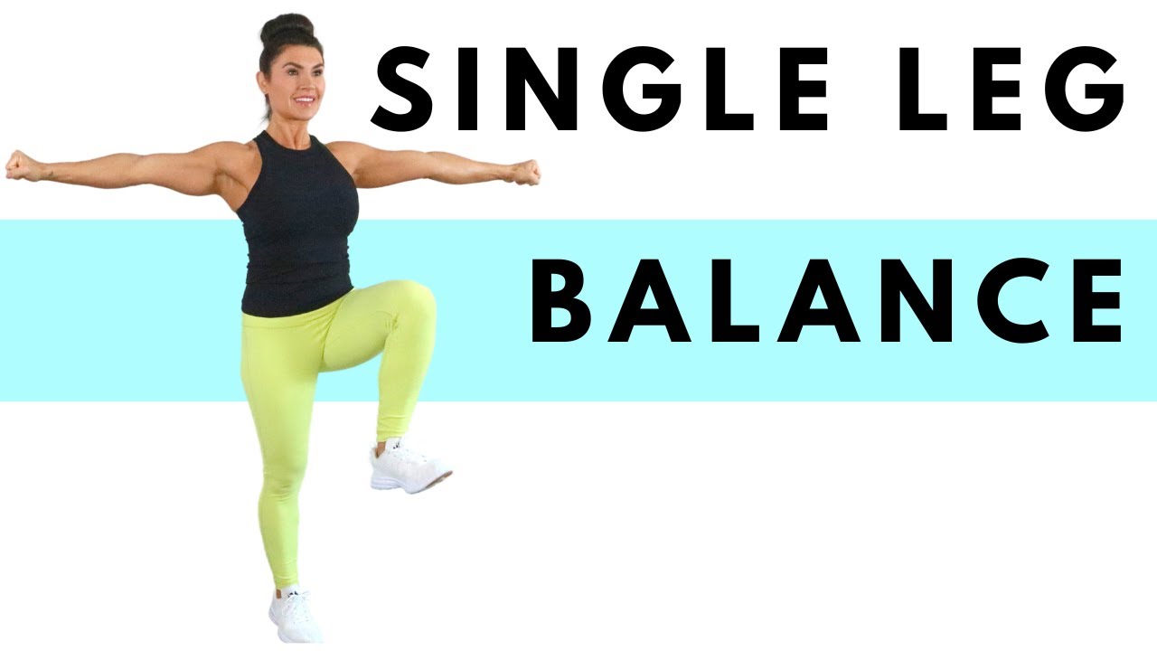 SINGLE LEG BALANCE EXERCISES (How to Improve Balancing on One Leg ...
