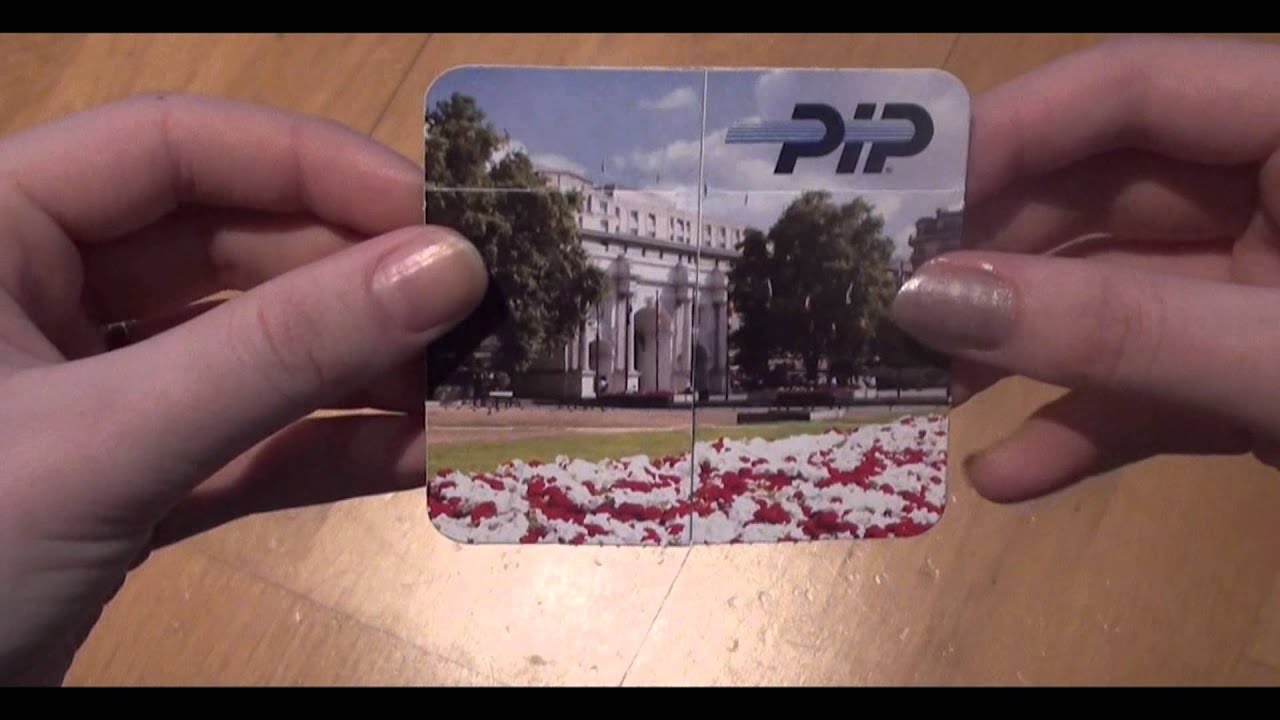 PIP Printing FunFlip Business card - YouTube