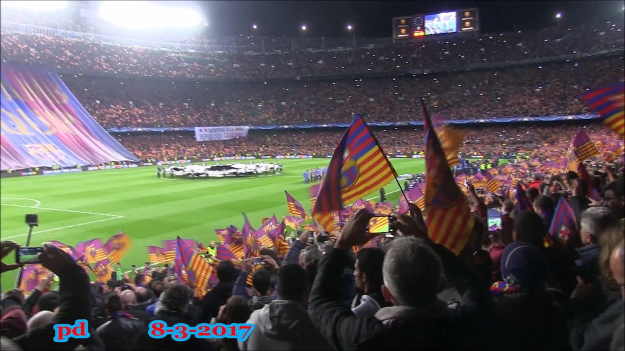 La Remontada desde la Grada BARÇA — PSG. CHAMPIONS LEAGUE - YouTube
