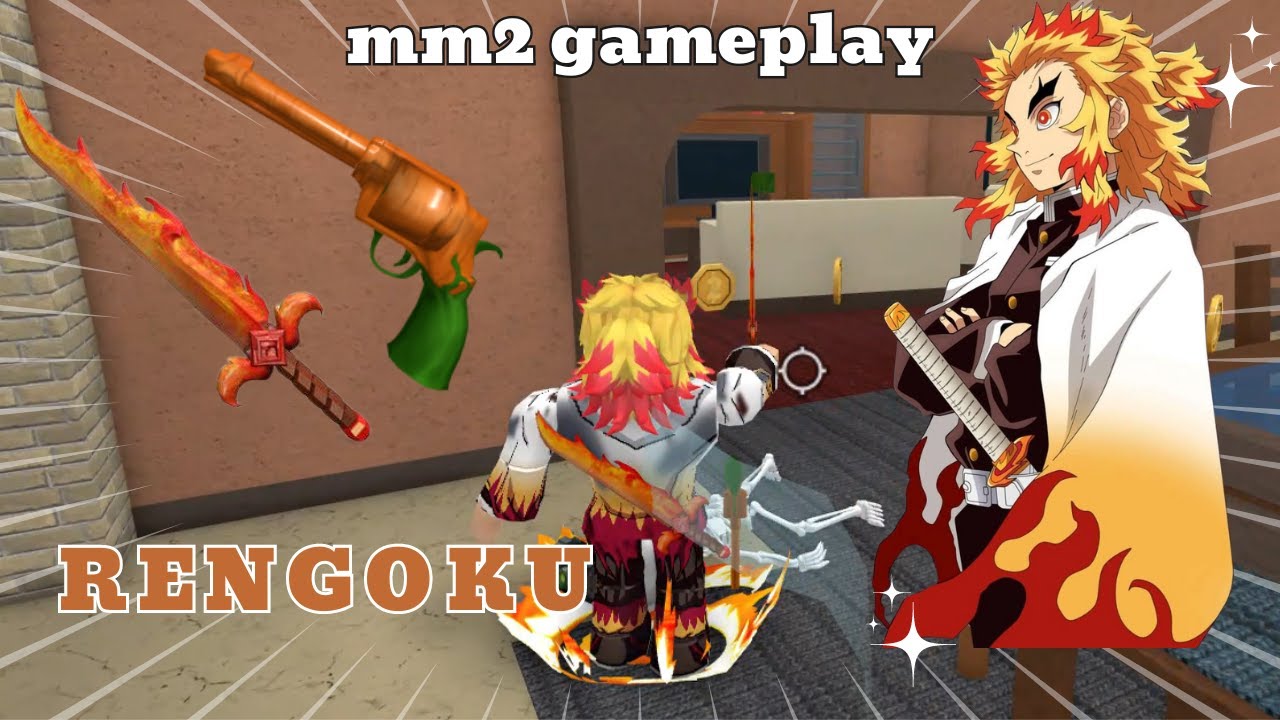 Rengoku Roblox MM2 Gameplay + Chill Lofi | Demon Slayer - YouTube