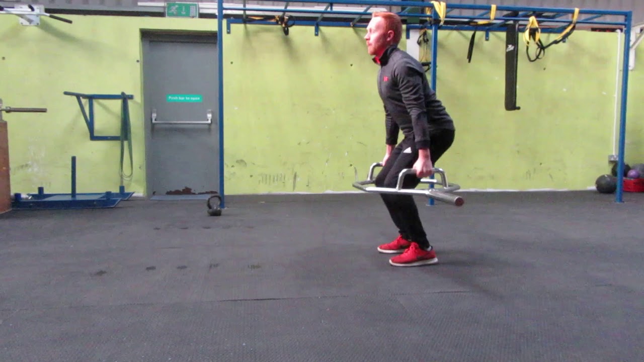 Half Squat Jump Weighted - YouTube