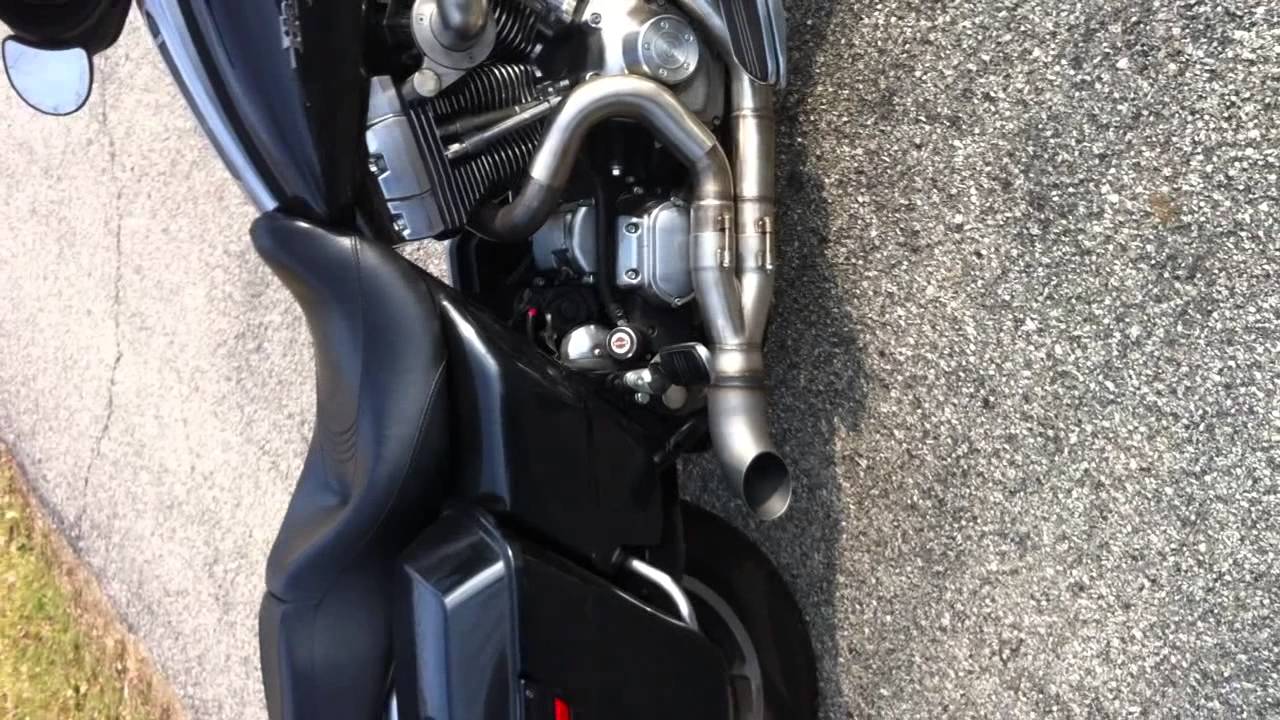 Wegner 2-1 bagger exhaust - YouTube