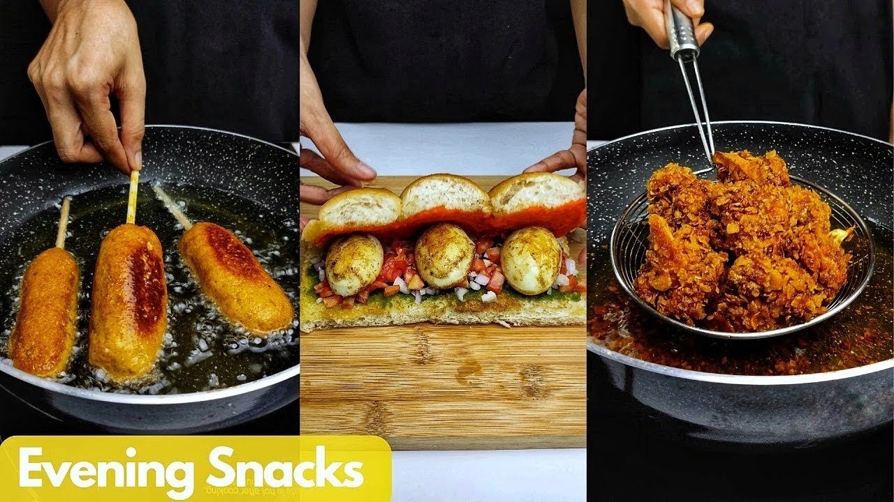 3 Best Evening Snacks Recipes You Must Try | Asmr Cooking - YouTube