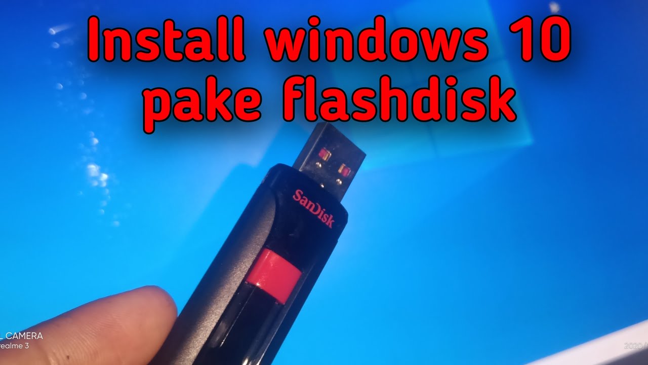 INSTALL WINDOWS 10 MENGGUNAKAN FLASHDISK - YouTube
