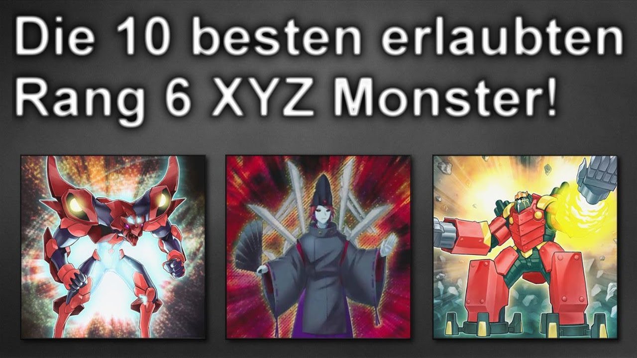 Yu-Gi-Oh! | Top 10 Rang 6 XYZ Monster! - YouTube