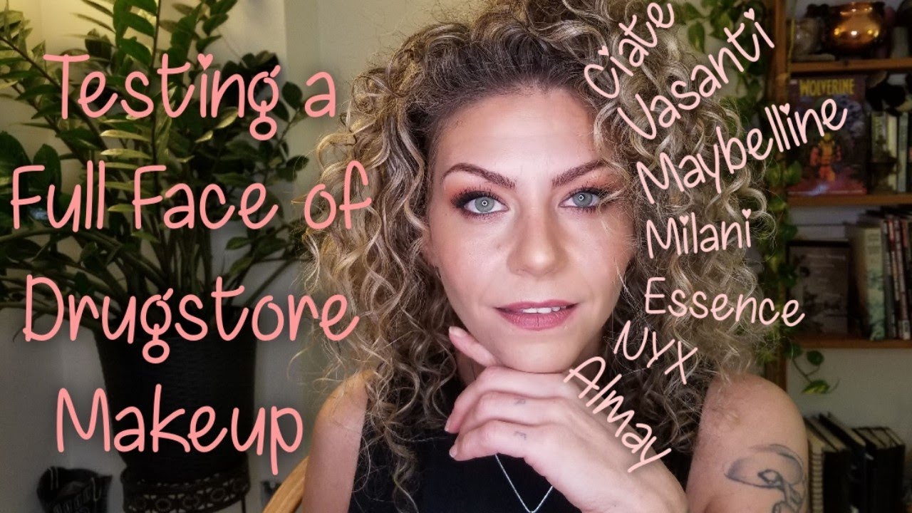 Drugstore Try-On | Testing a Full Face of Drugstore Makeup - YouTube