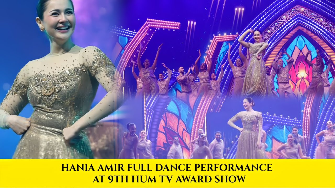 Hania Amir Dance Performance in Hum tv Awards Wembley Arena London 2024 ...