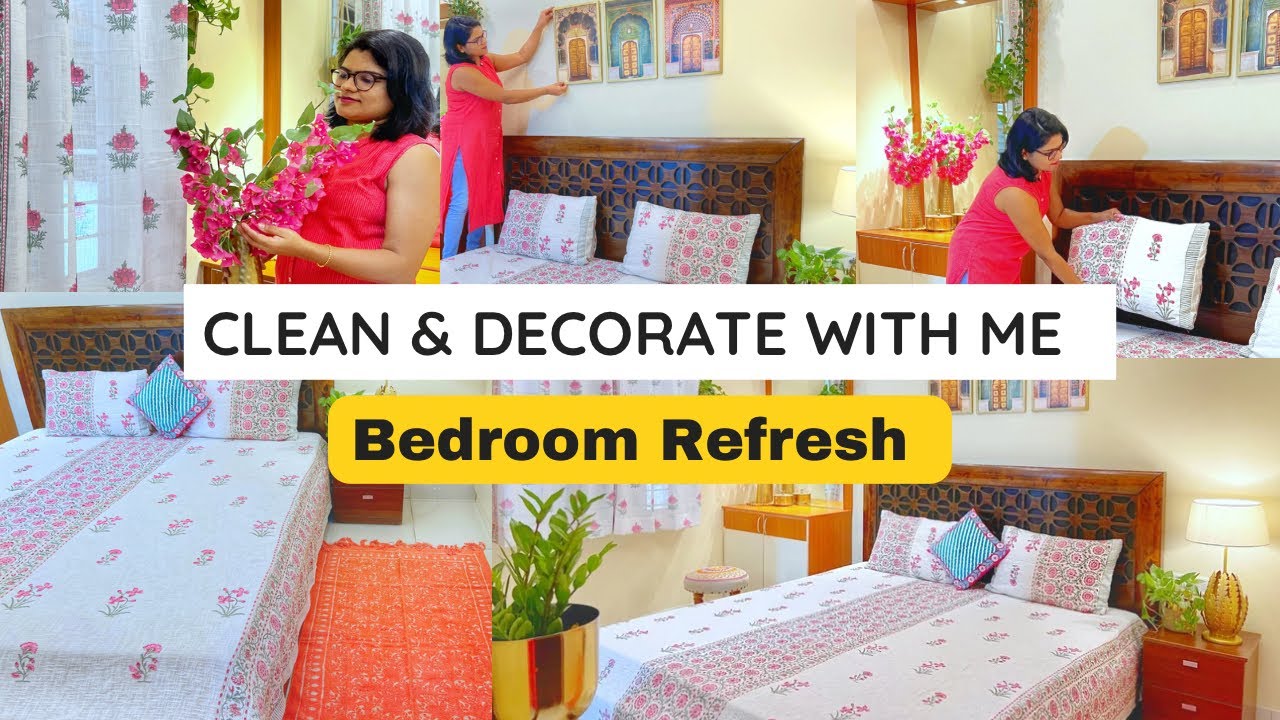 Bedroom Decor | clean & Decor my Bedroom with me |weekly cleaning ...