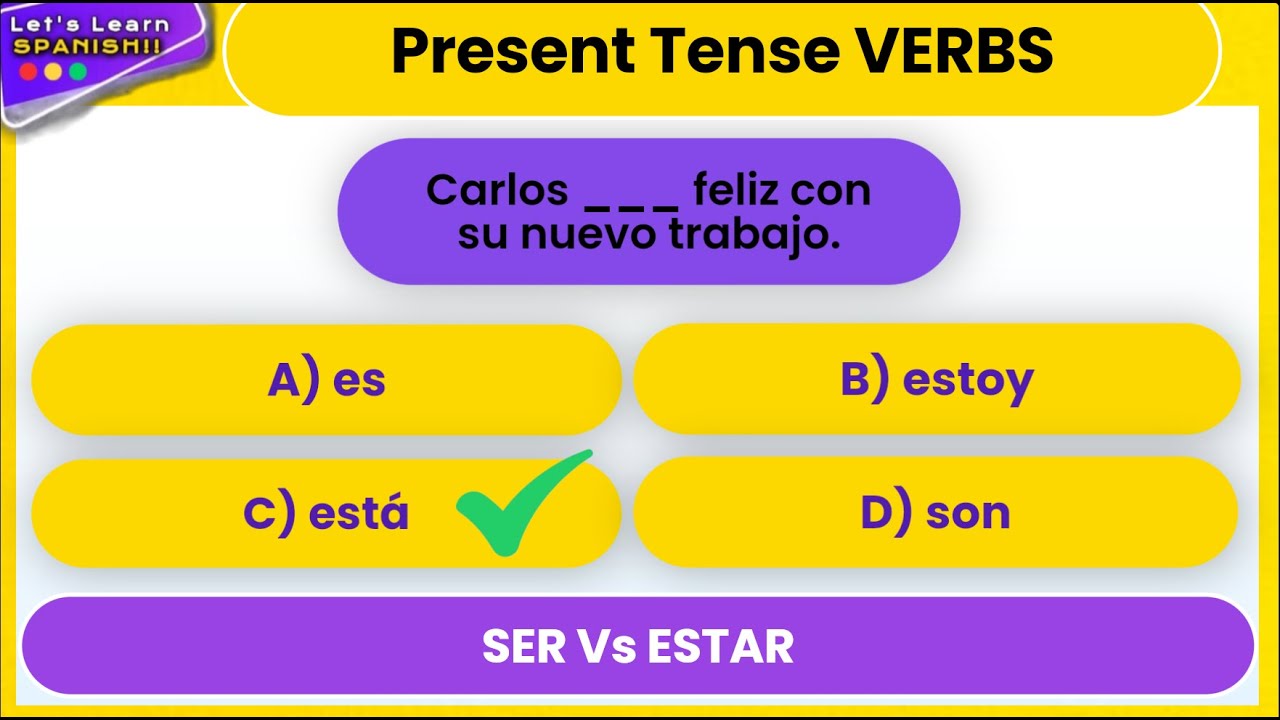 Spanish Quiz: Ser vs Estar – Can You Pick the Right One? - YouTube