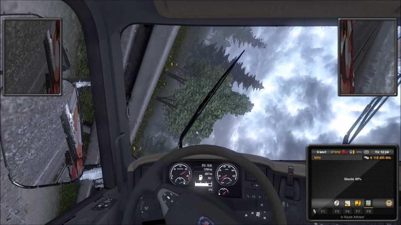 Euro Truck Simulator 2 Insane Crash - YouTube
