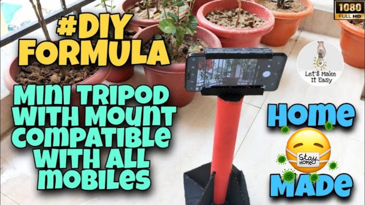 How to Make a Tripod - The Ultimate DIY Guide for Beginners MINI Tripod ...