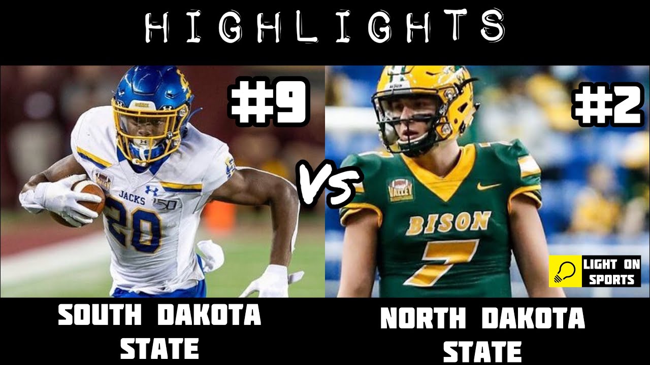 #2 North Dakota State Vs #9 South Dakota State Full-Game Highlights ...