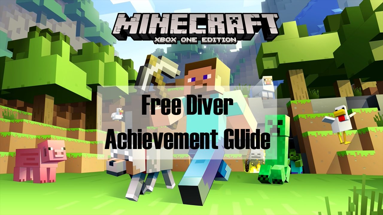 Minecraft - "Free Diver" achievement/trophy guide - YouTube