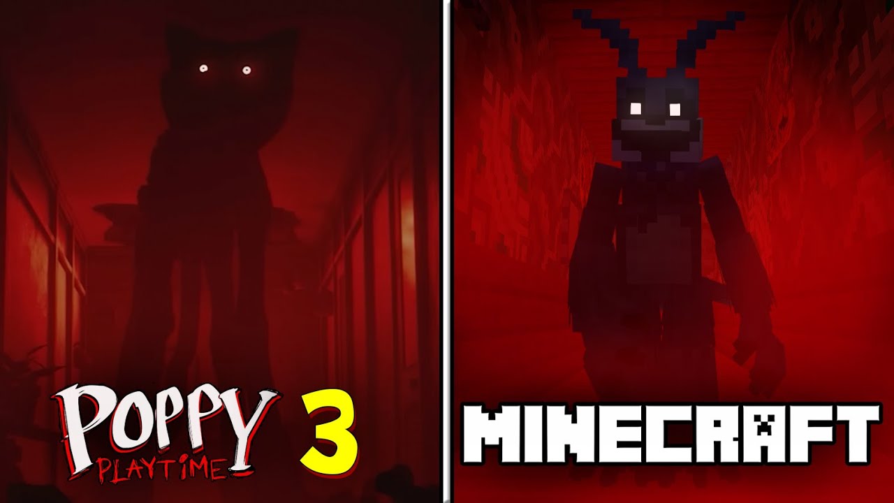 [Full Gameplay] Poppy Playtime Chapter 3 Deep Sleep FANMADE Minecraft ...