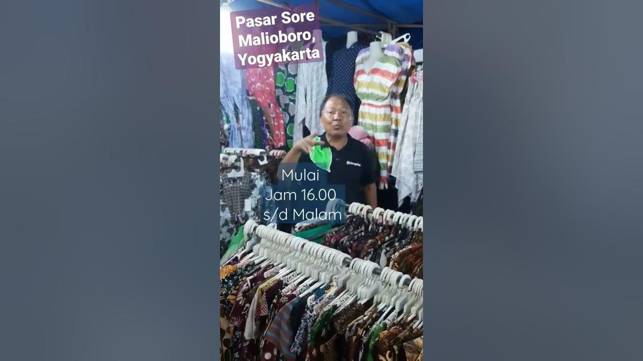 Pasar Sore Malioboro Yogyakarta Youtube