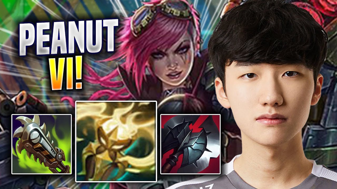 PEANUT PERFECT GAME WITH VI! - GEN Peanut Plays Vi JUNGLE vs Sylas ...