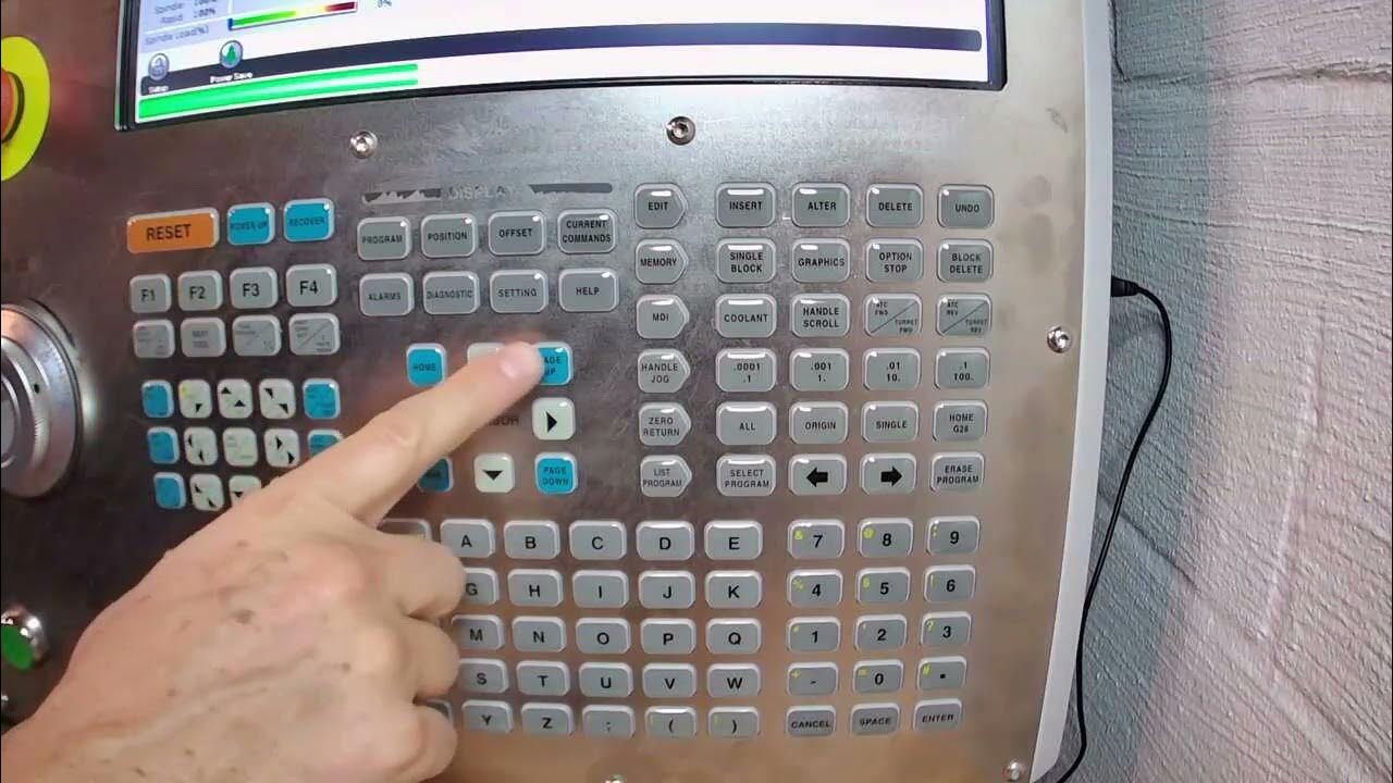 Haas Control - Graphing a Program and Screenshot - YouTube
