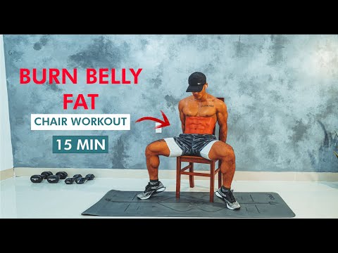 REDUCE BELLY FAT WITH ABS EXERCISES CHAIR At Work, at home, at school