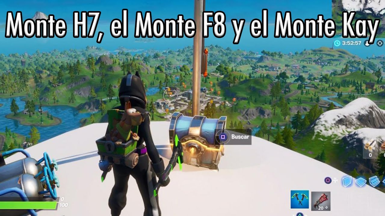 BAILA en la CIMA del Monte H7, el Monte F8 y el Monte Kay - FORTNITE ...